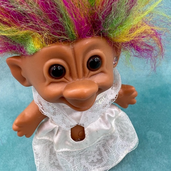 Vintage | Accents | Vintage Rainbow Russ Troll | Poshmark